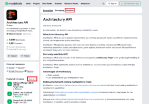 Java版MinecraftのMOD配布サイト、Modrinthの使い方 | 日刊まっちゃん