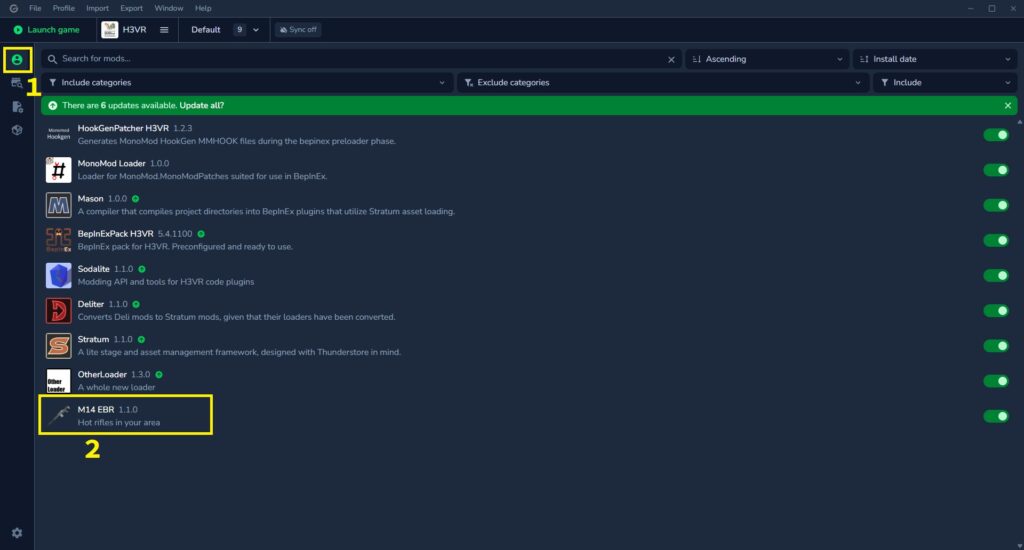 【H3VR】次世代MOD管理ツール「GaleModManager」の導入方法＆使い方まとめ（Thunderstore用）【H3VR MOD導入方法Ver2】 | 日刊まっちゃん